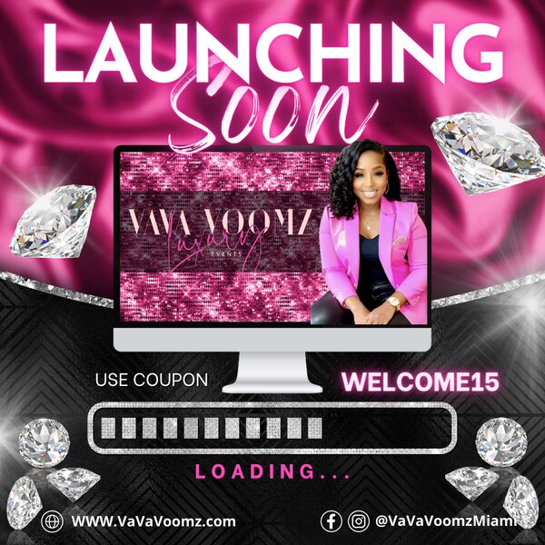 Website Launch Flyer, DIY Opening New Website Coming Soon Social Media ...