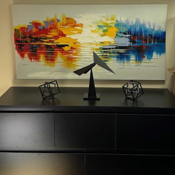 Black Acuti Standing Mobile Kinetic Sculpture - Etsy