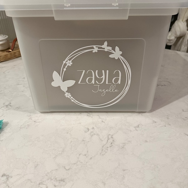 Milestone Tote , Milestone Box , Baby Memory Box , Kids File Box , Kids ...