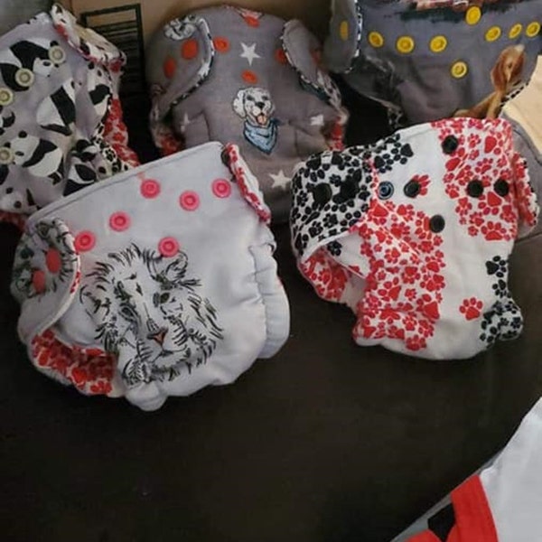 Cloth Diaper Pattern and Tutorial - OS Hybrid Fitted Style - Instant ...