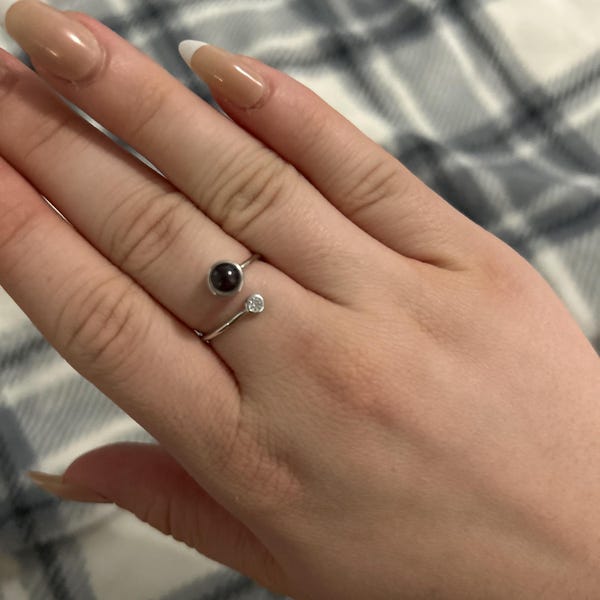 PERIMADE Custom Photo Projection Ring • Personalized Picture Inside ...