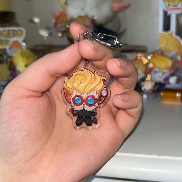 Lol 1.5” Mini Charm / Keychain - League of Legends - Yone Yasuo Ornn ...
