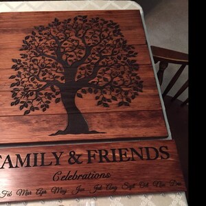 Tree of Life Wooden Sign Tree Wall Hanging Laser Engraved | Etsy