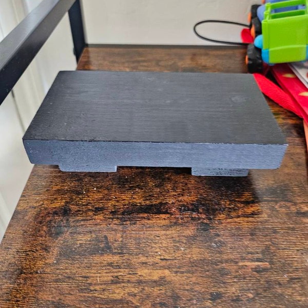 Square Black Riser 6.5x6.5x1.5 Inch Riser Country Black Riser Farmhouse ...
