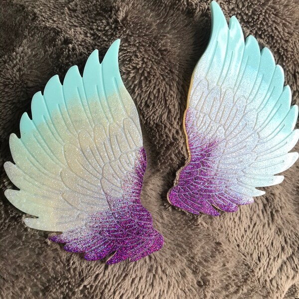 Large Angel Wings Silicone Mold-angel Wings Resin Mold-creative Bookend ...