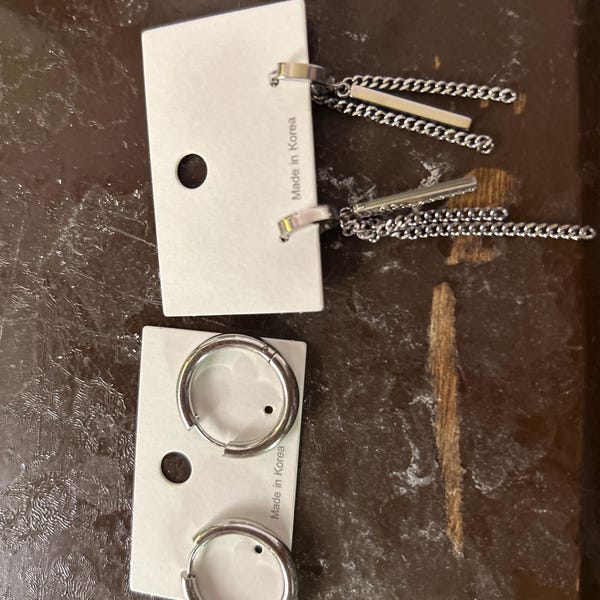 Semicolon Earring Piercing 16G Ear Piercing Semicolon Mental Health ...