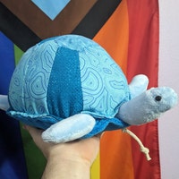Turtle Softie PDF Sewing Pattern- Interactive Soft Toy That Goes in and ...