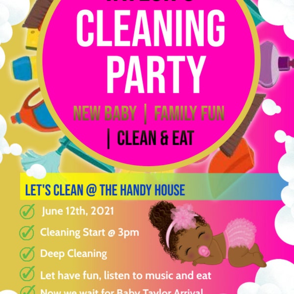 Black Baby Girl Clipart, Vector Newborn, Pink Baby, Baby Shower, Ruffle ...