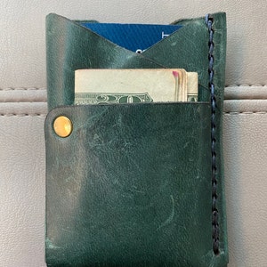 Big Spender Minimalist Leather Wallet, Simple Front Pocket Wallet, Slim ...