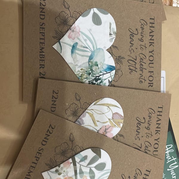 Plantable Eco Wedding Favours, Seed Heart Favours, Wildflower Table ...