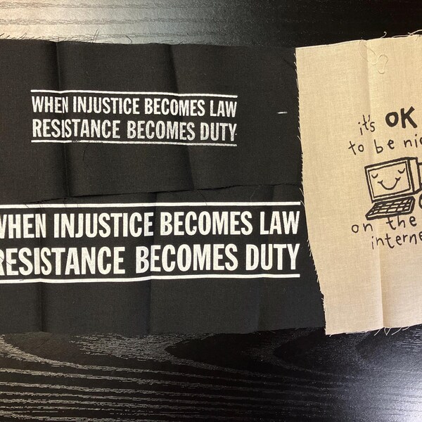 INJUSTICE LARGE PATCH Theres a Bunch of Words Here so Just Look at the ...