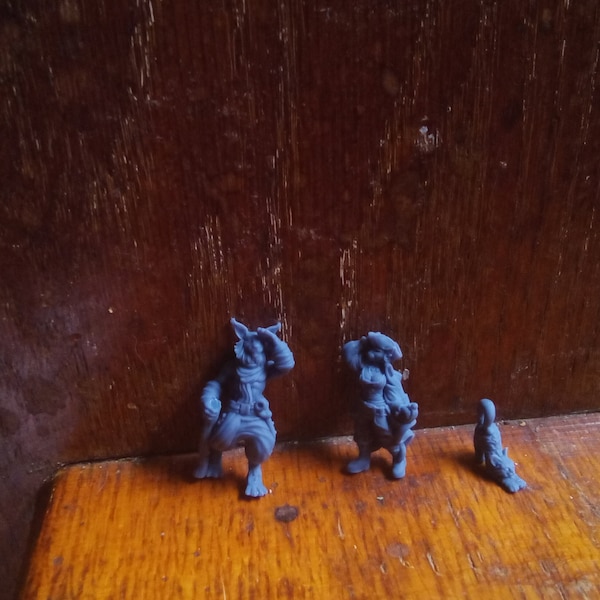 D&D Pathfinder Tabaxi Catfolk Collection | 28mm 32mm Fantasy TTRPG PC ...