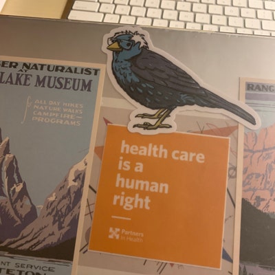 Birdie Sanders Sticker / Vinyl / Laptop Sticker / Small Bumper Sticker ...