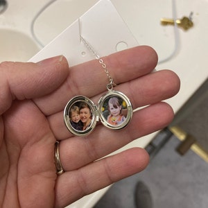 Multi Photo Locket Hand Painted Locket Family Tree Locket 4 | Etsy