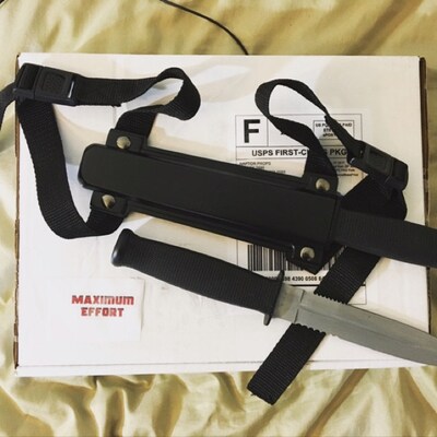 Deadpool Leg Knife and Sheath Movie Inspired - Etsy