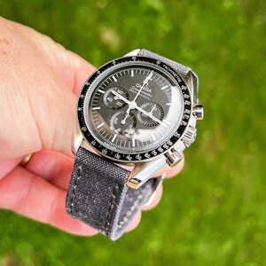 Basque Olive Canvas Watch Strap From 15oz Canvas 20mm 22mm - Etsy