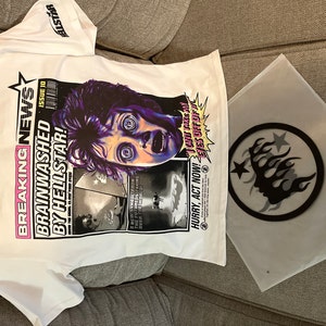 HELLSTAR Pixel Tee - Etsy