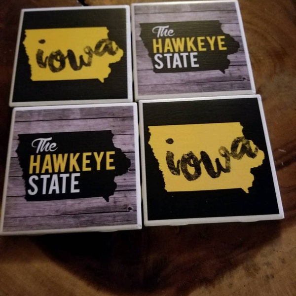Iowa Gifts / Coasters / Groomsmen Gifts / Iowa Home Decor / Iowa ...
