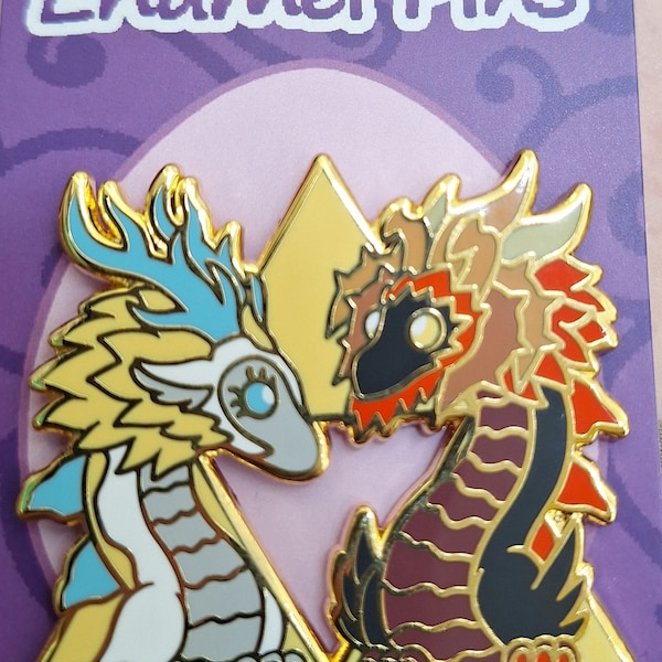 Avatar the Last Airbender Pin - Red Dragon Pin - Blue Dragon Pin ...