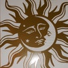 Sun Moon Face Metal Wall Art Steel Decor - Etsy