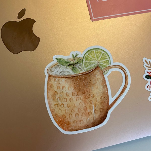 Moscow Mule Sticker, Signature Drink Sticker, Signature Cocktail Sign ...