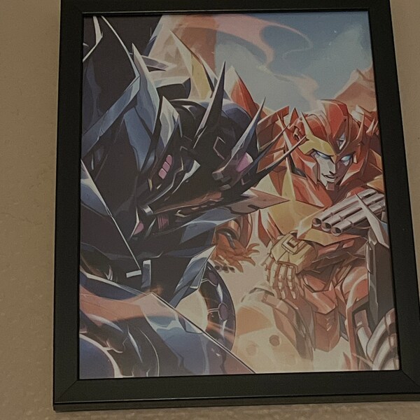 Soundwave + Rodimus V2 | Transformers Print - Etsy