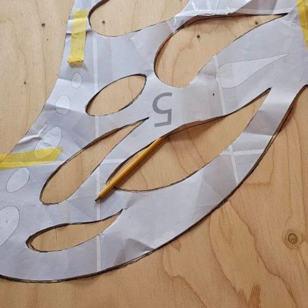 Butterfly Stencil 36 Inch and 48 Inch Tall Downloadable PDF Stencil ...