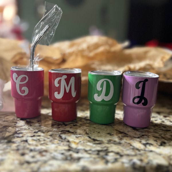 Personalized Stainless Steel Mini Shot Glass Tumbler 3oz - Etsy