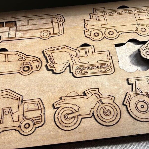 Custom Puzzles Laser Cut File Puzzle Cnc File and Laser Engraved Gift ...