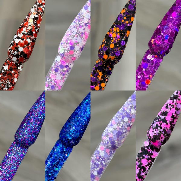 FLASHBACK - Chunky Neon Glitters | 90s Theme Glitters | Chunky Silver ...