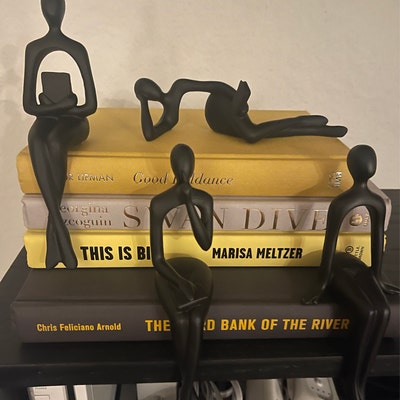 Black and White Decorative Book Stack - Etsy