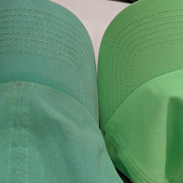100% Cotton Neon Baseball Cap - Neon Dad Hat - Etsy