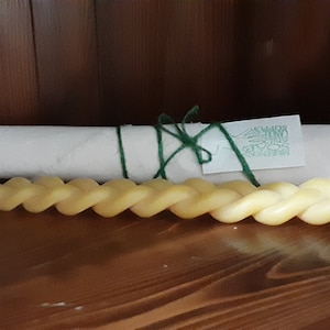 Braided Beeswax Havdalah Candle 5 Wick Jewish Ritual | Etsy