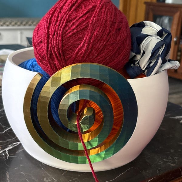 Bunny Rabbit Yarn Bowl; 3D Print Knitting Organizer; Crochet Holder - Etsy