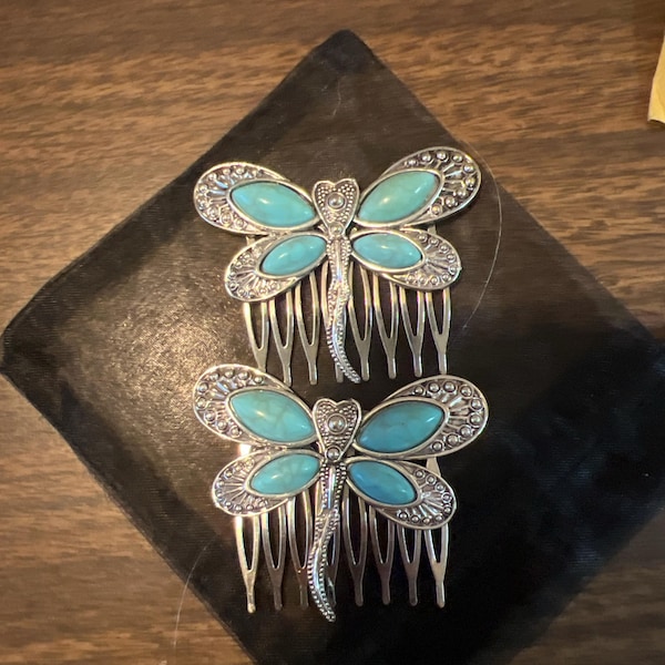 Gothic Dragon Hair Grips, Silver Dragon Bobby Pins, Set of Two Dragon ...