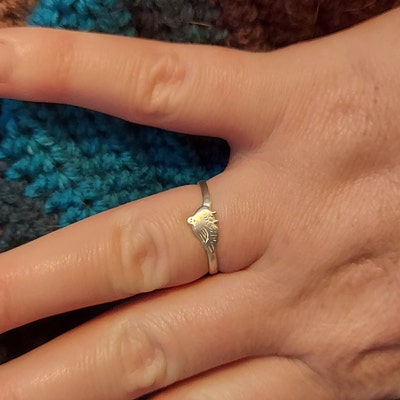 Harpy. Lady Bird Golden Pendant Necklace - Etsy