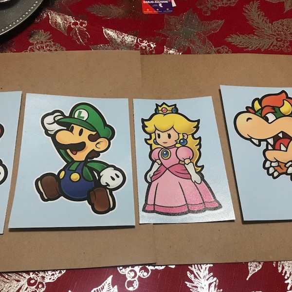PAPER MARIO Vinyl Decal From Super Mario Bros. Sticker for Almost ...