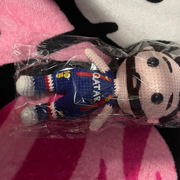 Lionel Messi Barcelona Crochet Doll, Messi Amigurumi Doll, World Soccer ...