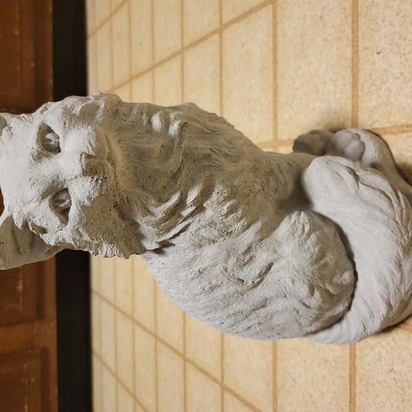Cat Statue - Sterling Statuary | Handmade Brand New Solid Concrete ...