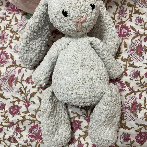 The Boho Bunny Stuffie Crochet Pattern | Rabbit Crochet Pattern ...
