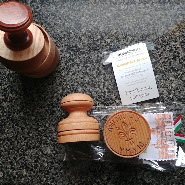 CORZETTI PASTA Custom Stamp = 1 Handle + 1your Name Custom Stamp ...