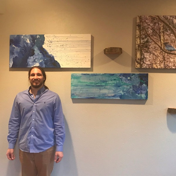 Live Edge Log Sconces Set W Keyhole Hanger | Candle Picture Shelf Wood ...