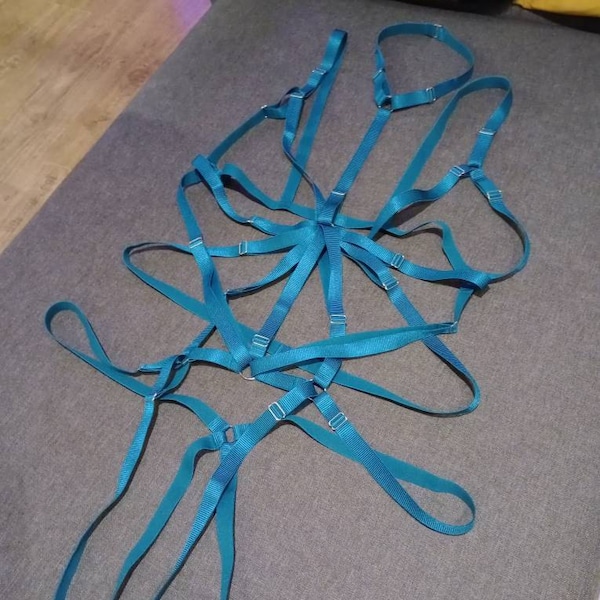 Harness Woman Outfit, Chest Harness for Women, Top Harness Belt ...