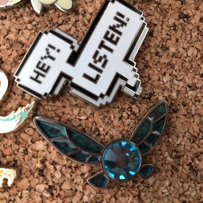 The Legend of Zelda Hey Listen Navi Pin Set - Etsy