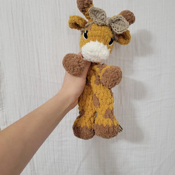 Gentry the Baby Giraffe Crochet Pattern | No Sew Low Sew Crochet ...