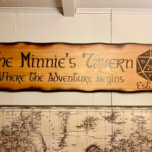 Dungeons and Dragons Wall Sign Personalized Dnd Tavern Sign - Etsy