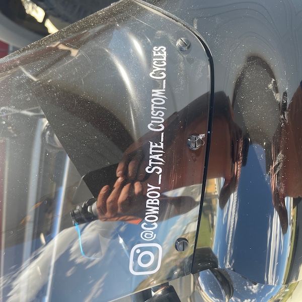 Instagram Decal, Window Decal, Personalized,instagram Business ...