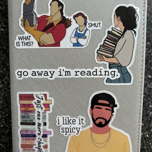 Hand Necklace Sticker Kindle Sticker Bookish Sticker - Etsy