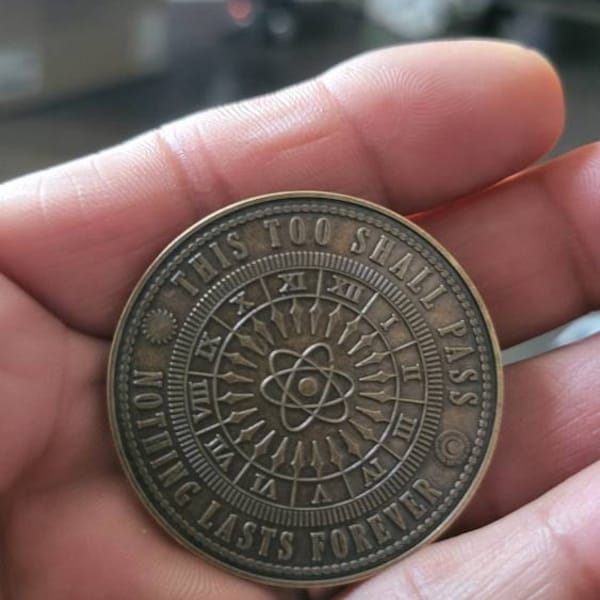 Per Aspera Ad Astra Coin EDC Reminder Challenge Coin Through the ...