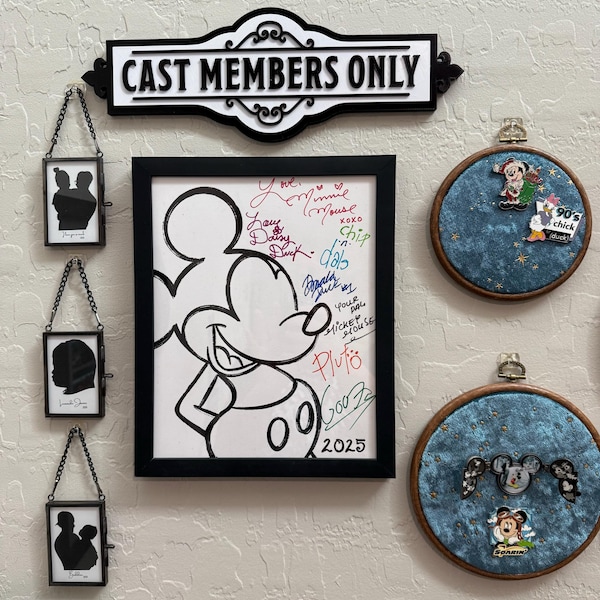 Cast Member Sign | Magical Themed Home Decor | Wall Sign - Etsy